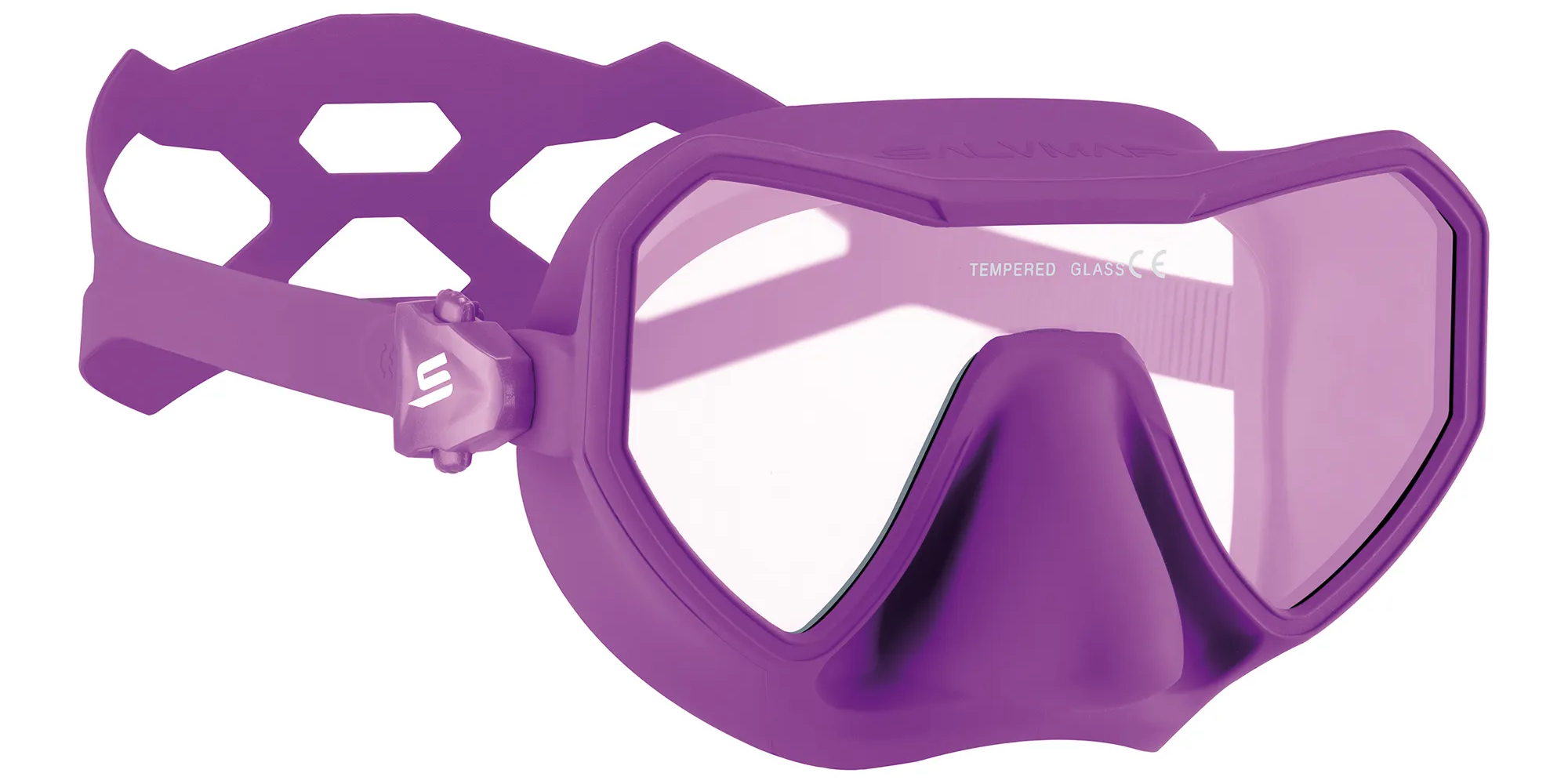 Однолинзовая маска для снорклинга Salvimar Neo Purple Antifog